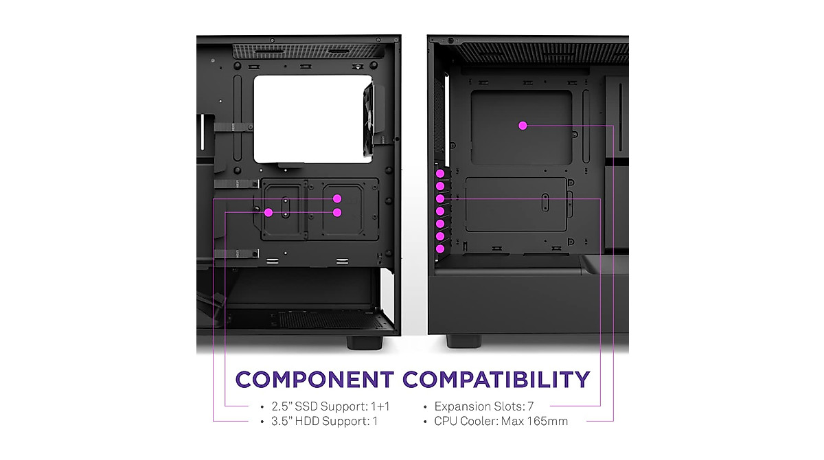 NZXT H5 Flow - High Airflow ATX Gaming Case