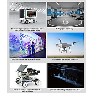 Slamtec RPLIDAR S2E Lidar Sensor 2D 360 Degree 30 Meters Scanning Radius LIDAR Scanner with Ethernet UDP Interface for ROS/ROS2 Obstacle Avoidance and Navigation of Robots