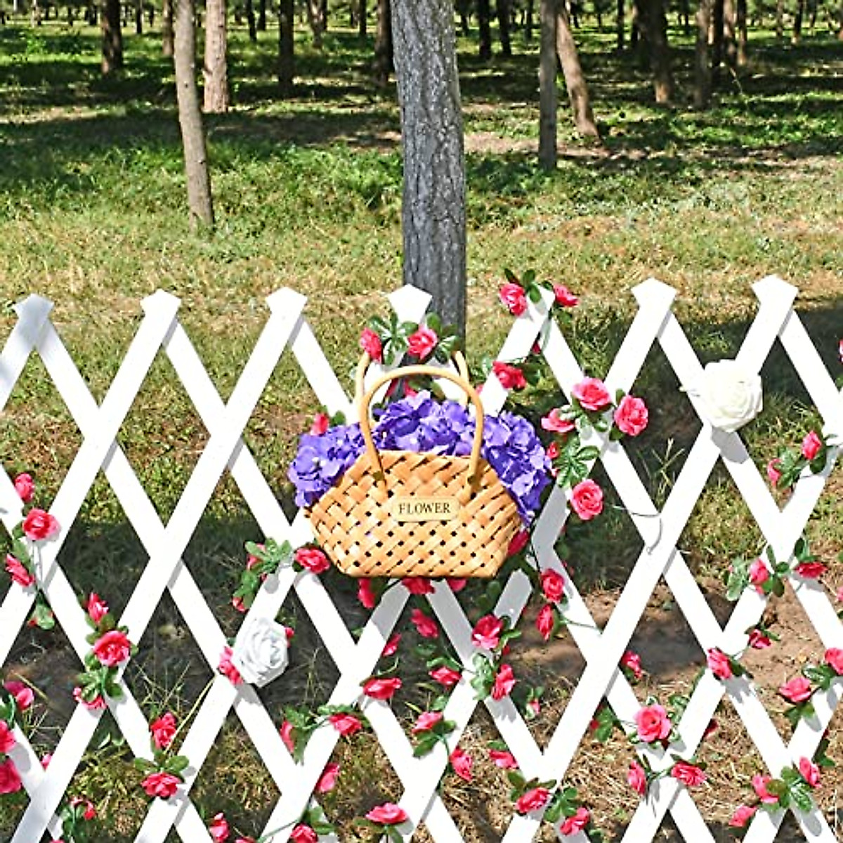 ONLY ART 10pcs Purple Silk Hydrangea Flower Head with Removable Stems for Mother's Day Home Wedding Party Decorations