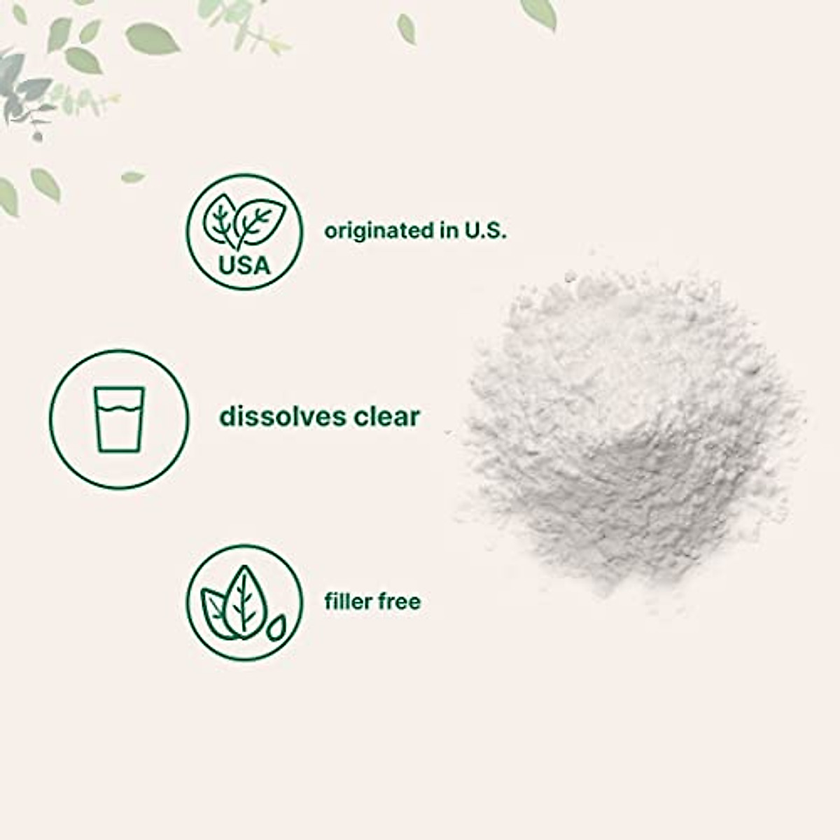 US Origin Potassium Citrate Powder, 1 KG (35 Ounce), Essential Electrolyte Supplement, Supports Mineral Balance, Heart Health and Immune System, Vegan Friendly