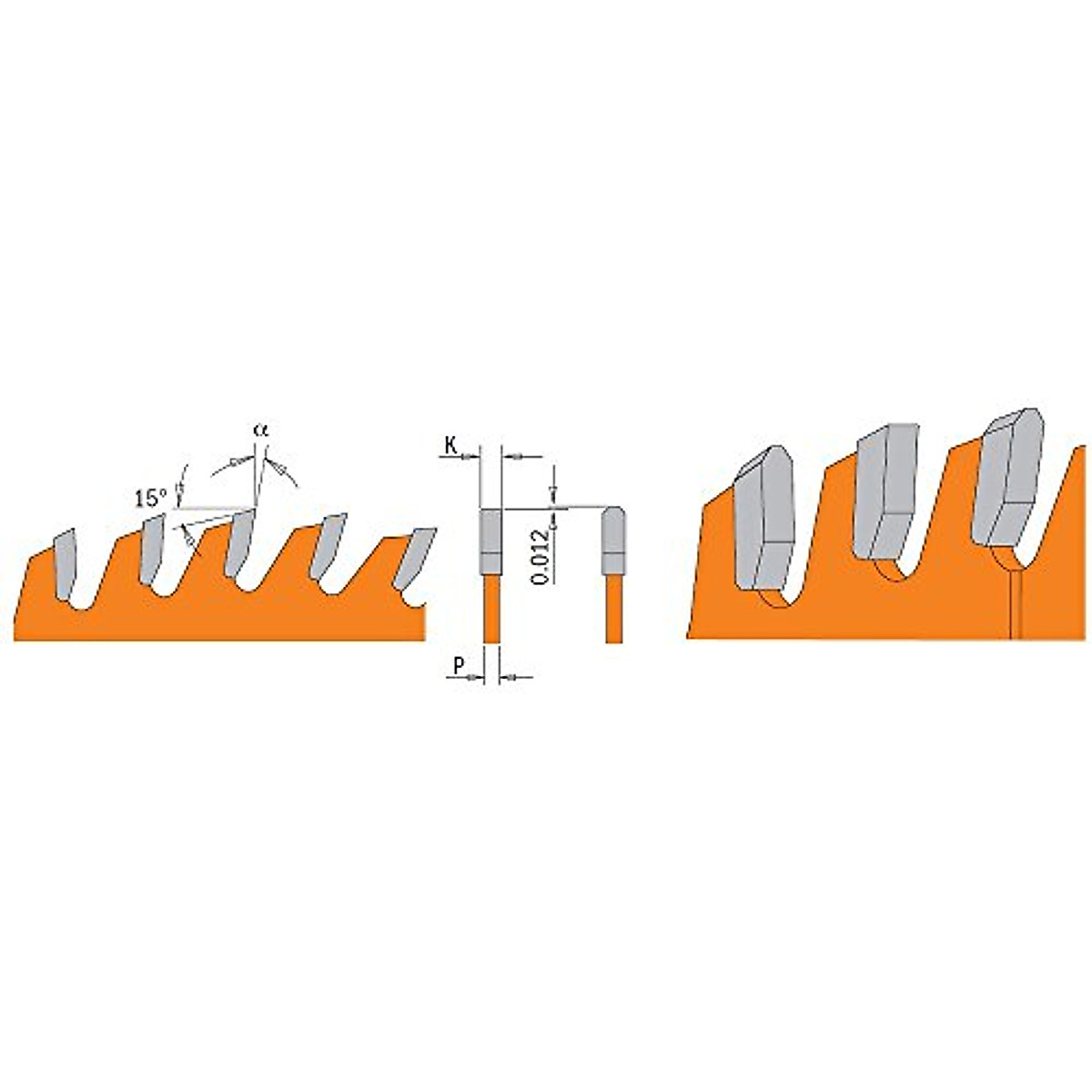 CMT 221.060.10 Industrial Cabinetshop Saw Blade, 10-Inch x 60 Teeth TCG Grind with 5/8-Inch Bore, PTFE Coating