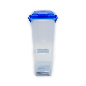 LOCK&LOCK Lock & Lock Aqua Fridge Door Flip Top Lid, 2 litres, Semitransparent Water Jug, 8.5-cup, Transparent