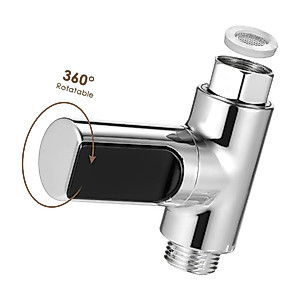 Water Thermometer Digital Shower Thermometer 5~85°C Digital Thermometer, with 360° Rotating Thermometer LED Water Meter Shower Water Thermometer for Elderly Children