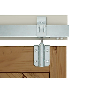 DIYHD 10FT Box Track Double Sliding Barn Door Hardware