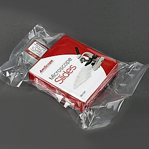 AmScope - 72 Pieces of Pre-Cleaned Blank Microscope Slides + 100 Coverslips - BS-72P-100S-22X20 - Multi-Pack (20 Count)