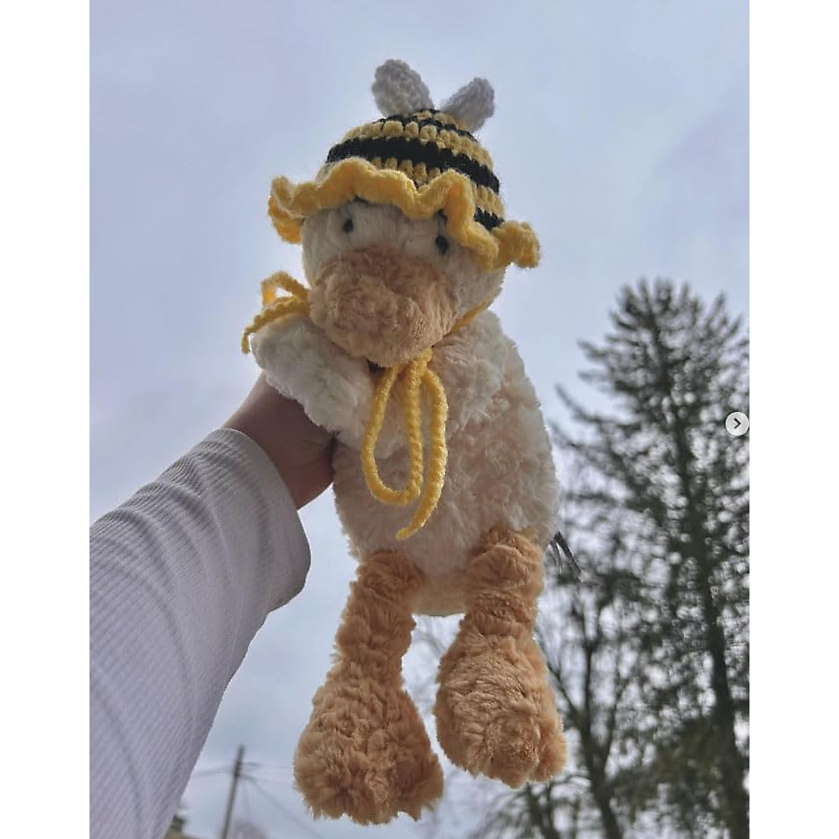 EASELR WeightedPlush Cute Duck Stuffed Animals, Soft White Duck Plush Pillows Kawaii Hugging Squishy Duck Plushie Toys Gifts for Kids