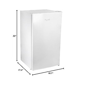 Megachef 3.2 Cubic Feet Refrigerator (White)