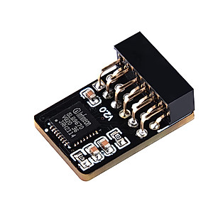 NewHail TPM2.0 Module TPM SPI 12Pin Module with infineon SLB 9670 for Gigabyte Motherboard
