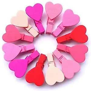 Generic Fashion Cute Amusing Mini Wooden Craft Clips Clothespin Photo Paper Peg Pin
