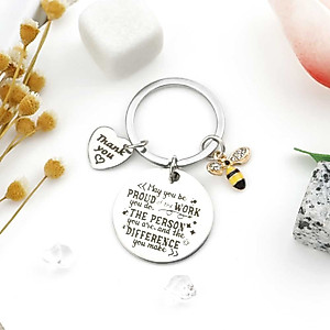 IFFMU Teacher Appreciation Gifts, Teacher Gifts, Teacher Gifts for Student, Retirement Gifts for Teacher, Cute Teacher Keychain, End of Year Teacher Gifts, Thank You Gifts for Teachers