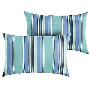 Mozaic Company Sunbrella Dolce Oasis Outdoor Pillow Set, 1 Count (Pack of 1)