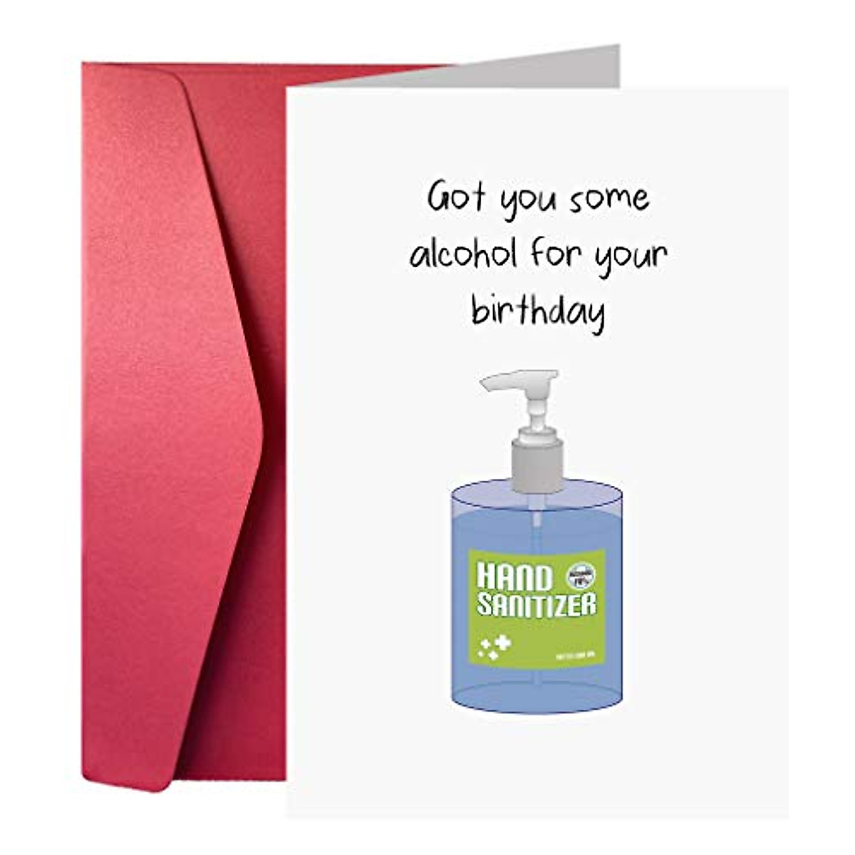 Funny Quarantine Birthday Card - Social Distance Humor