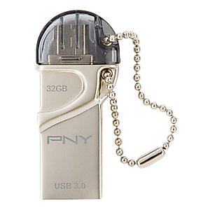 PNY 32GB Duo-Link USB 3.0 OTG Flash Drive for Android - (P-FDI32GOTGTO30-GE)