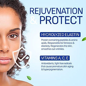 PENEBELLA New Lift & Firm Anti Aging Face & Neck Cream - Made in Europe - Firming & Lifting Anti Wrinkle Moisturizer with Hyaluronic Acid, Elastin, Vitamin C+E, Jojoba, Babassu, Daucus Oils