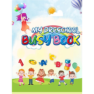 Busy Book for Toddlers, Montessori Toys for Toddlers, Preschool Educational Activities, 32 Theme Busy Book, Autism Sensory Educational Toys, Early Learning Toys, for Boys and Girls