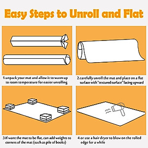 ZIJINJIAJU Office Chair Mat, 32" x 40" Chair Mat for Hardwood Floor Protection Mat for Office & Home Transparent Plastic Floor Mat for Office Chair, Easy to Clean