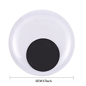 DECORA 6 Inch Large Wiggle Googly Eyes with Self Adhesive for Crafts Set of 4