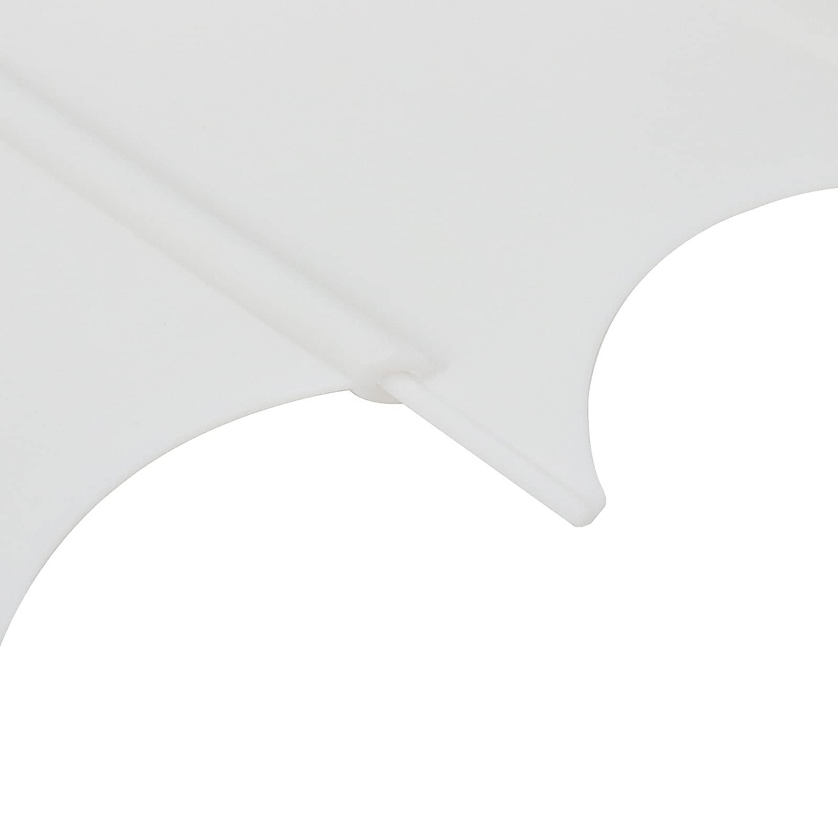 Tsnamay 20Pcs Garden Landscape Edging Borders,Flexible Lawn Edging Flower Bed Border for Arc, Oval, Circle, Heart 6.3"x5.51" White