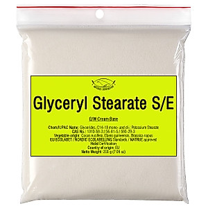 Glyceryl Stearate S/E - 7.06 oz - Self-Emulsifying Wax - Potassium Stearate - Glycerides - Emulsion Stabilizer - Emulsifier - for DIY Cosmetics and Other Craft Projects