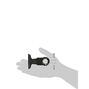 BOSCH OSL212F-10 10-Pack 2-1/2 In. Starlock Oscillating Multi Tool All Purpose Bi-Metal Plunge Cut Blades for Applications in Wood, Wood with Nails, Drywall, PVC, Metal (Nails and Staples)