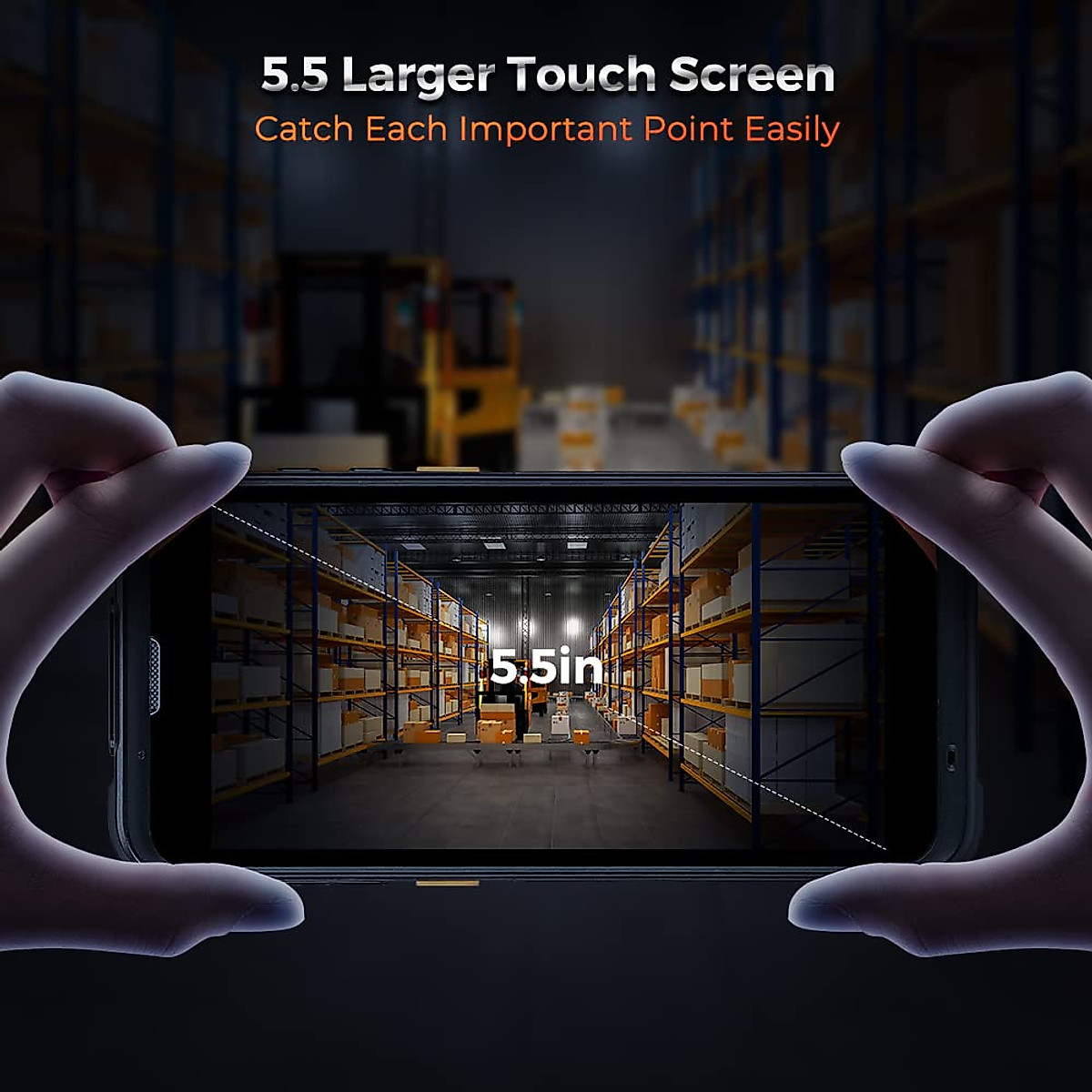 2023 Newest Android Barcode Scanner, Android 11, Mobile Handheld Computer, Wi-Fi 6 MUNBYN Rugged PDA Data Terminal SE4710 Zebra Scanner, 1D 2D QR Barcode Scanner with Case for Retail Warehouse Scanner