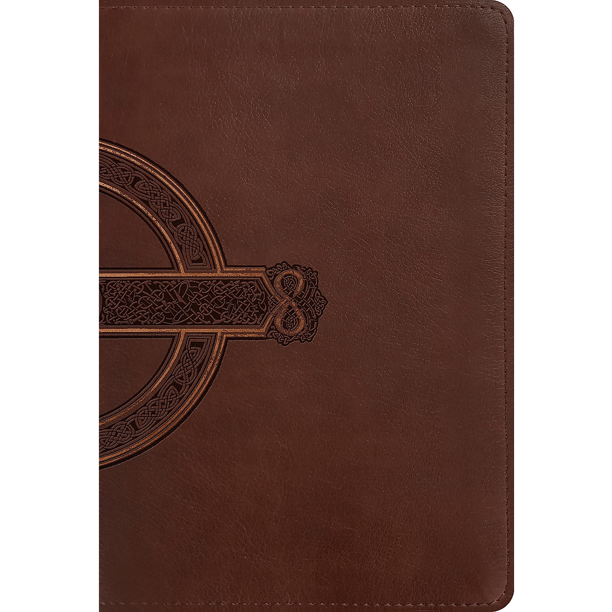 NLT Compact Giant Print Bible, Filament Enabled (LeatherLike, Mahogany Celtic Cross, Red Letter)