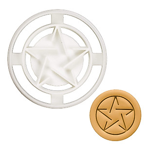 Pentagram Star cookie cutter, 1 piece - Bakerlogy