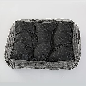 EXOTUF Indoor Dog House Bed for Dog Cat Pet Sofa Bed Square Dog Bed Soft Plush Warm Pad House Washable Puppy Cat Sleep Nest Pet Kennel Cushion Universal