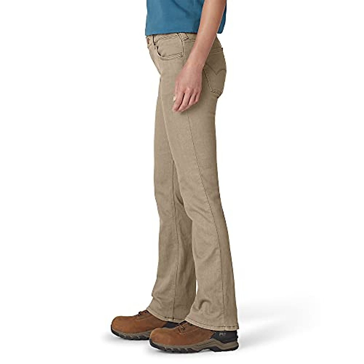 Dickies Women's Perfect Shape Denim Straight Jean, Stonewashed Bronze Sand v1, 10