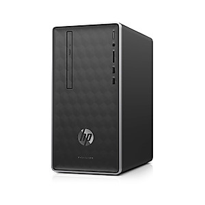 HP 590-p0033w Pavilion Desktop i3-8100 3.6GHz 4GB RAM 1TB HDD Win 10 Home Ash Silver