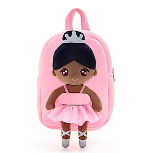 Gloveleya Toddler Backpack Kids Backpack with soft ballerina baby doll Age 2+