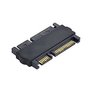chenyang CY 3.5 & 2.5inch SATA 22Pin 7+15 Male to SATA 22P 7+15 Male Extension convertor Straight Adapter