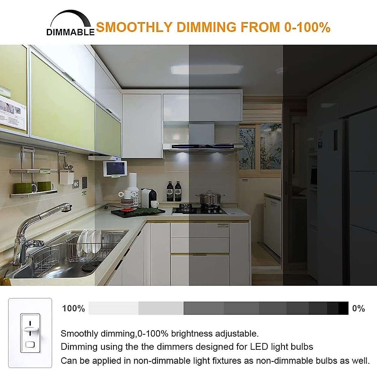 R7S LED Bulb 118MM Dimmable 50W J118 Floodlight 120V Double Ended 500W Halogen Bulbs Replacement for Household Lighting Floodlight (4000K-Daylight White)