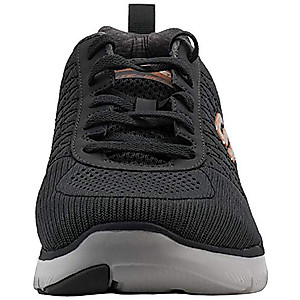 Skechers Men's Flex Advantage 2.0 - The Happs Oxford, Charcoal/Orange, 12 W US