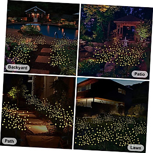 Housoutil Solar Outdoor LED Star Tree Branch Lantern Waterproof for Garden Patio Yard Decorative