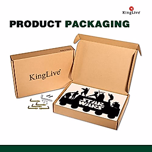 Star Wars Wall-Mounted Key Hooks for Wall, Key Rack Star Wars Key Holder for Wall Decorative with 5 Hooks, Wooden Home Wall Decor for Entryway Hallway