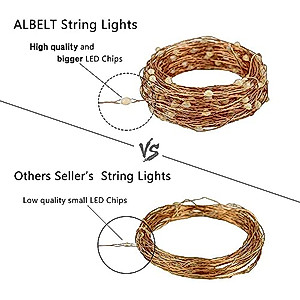 Extra-Long 2-Pack Each 72FT 200 LED Solar String Lights Outdoor Waterproof, Super Bright Solar Outdoor Lights with 8 Lighting Modes, Solar Fairy Lights for Tree Garden Patio Xmas Party (Warm White)