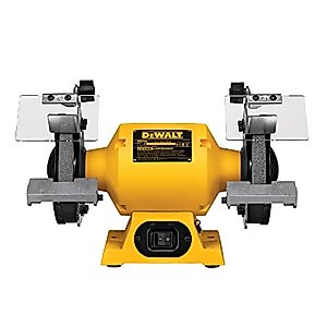 DEWALT Bench Grinder, 6 Inch, 3/4 HP, 3,600 RPM For Larger Grinding Applications(DW756)