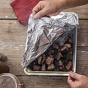 Oklahoma Joe's 7746212P06 13" x 9" Aluminum BBQ Serving Tray, Gray