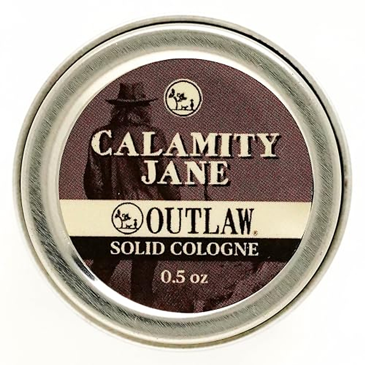 Spicy and Sweet Solid Cologne - Clove, Orange, Cinnamon, Whiskey Scent - Calamity Jane by Outlaw - Men's or Women's Cologne