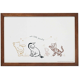 Disney Winnie the Pooh Our Little Family Framed Wood Wall Decor - Adorable Winnie the Pooh Wall Art for Home Decor