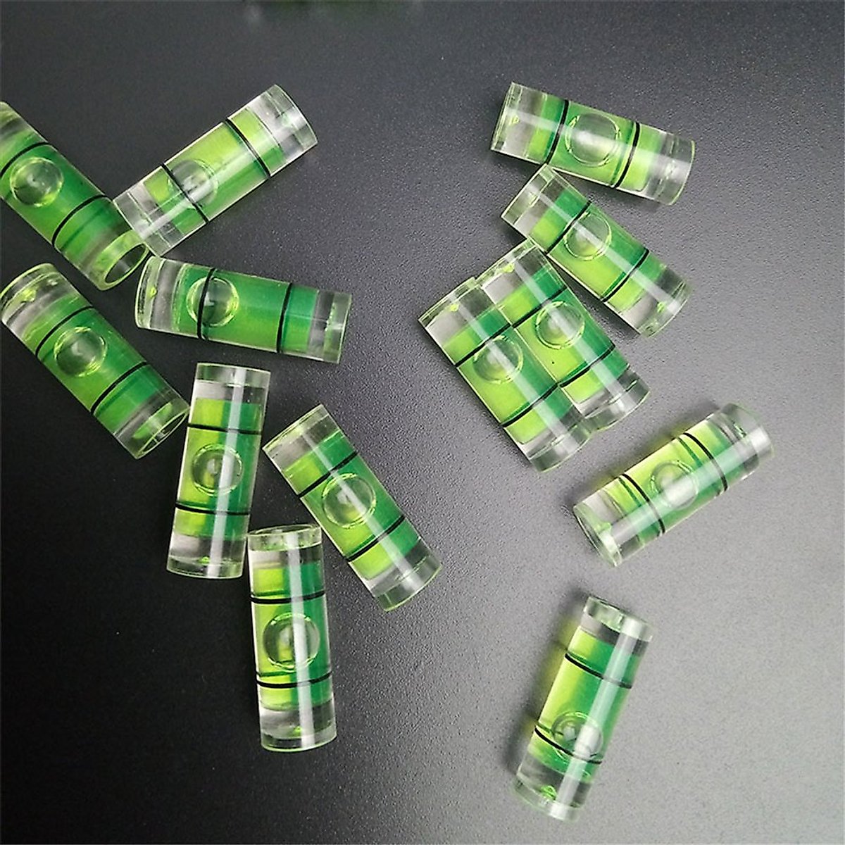 ZSHJGJR Archery Bow Sight Bubble Level Transparent Column Bubble Level Mounting String Level for Archery Replacement Accessories 12/24 pcs (12)