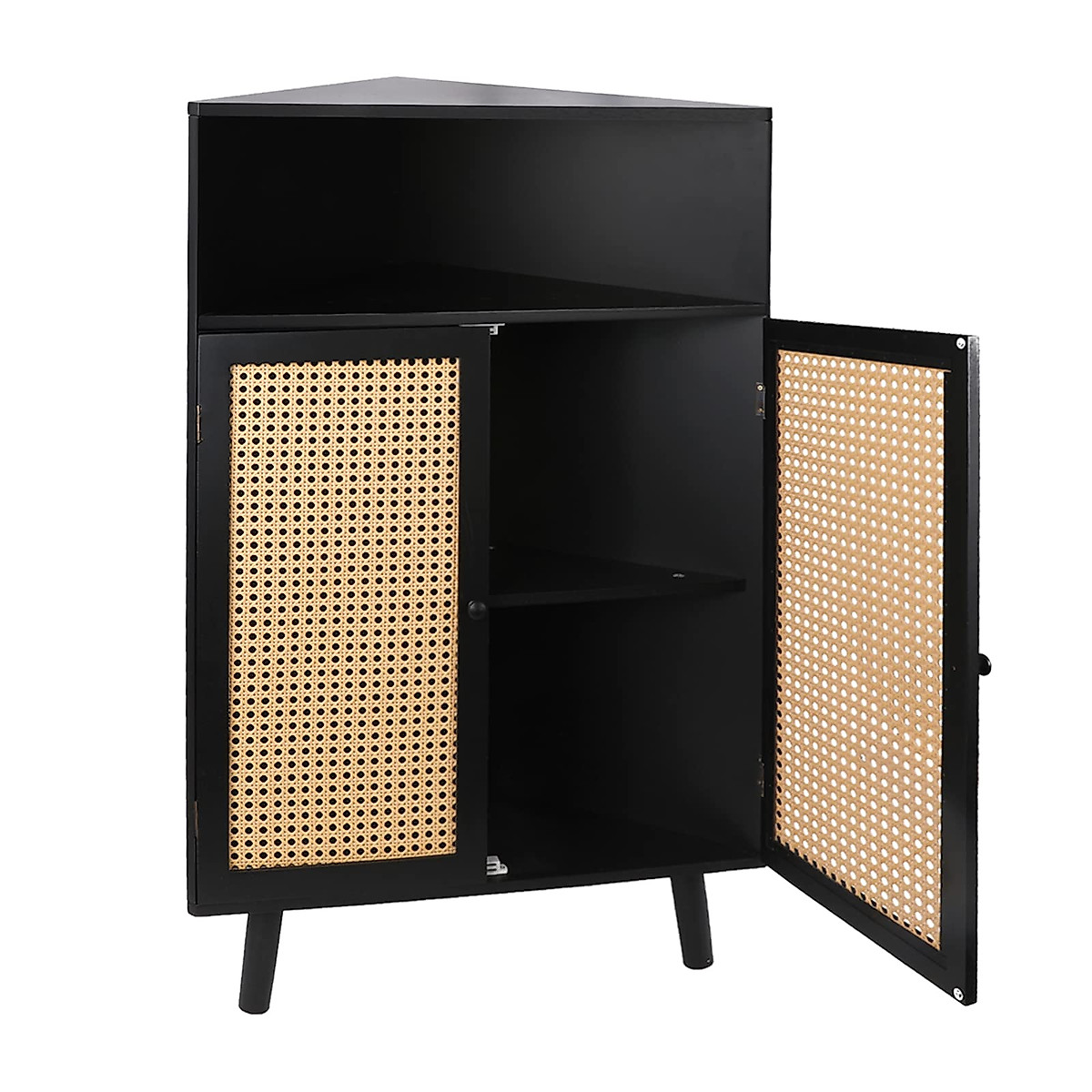 ZYBT Corner Cabinet Organizer with Doors