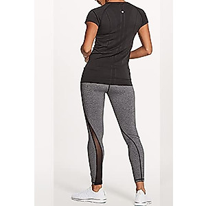 Lululemon Athletica Swiftly Tech Short Sleeve Crew (Black, 6)