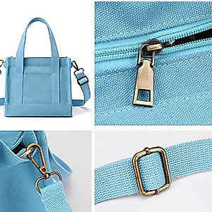Tote Bag for Women Small Satchel Bag Canvas Hobo Bag Cute Tote Satchel Bag Crossbody Bag Handbags for Women 2023