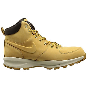Nike Manoa Leather Mens Hi Top Boots 454350 Sneakers Shoes (UK 10 US 11 EU 45, Haystack Velvet Brown 700)