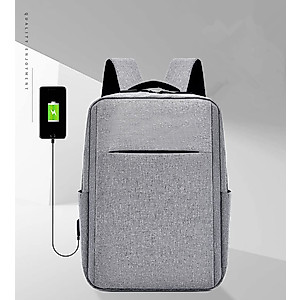 N+B Lightweight Carrying Case for PS 5, Protective Shoulder Bag, Charging Design of External USB Interface, Waterproof, Shockproof, Travel Backpack (Gray)