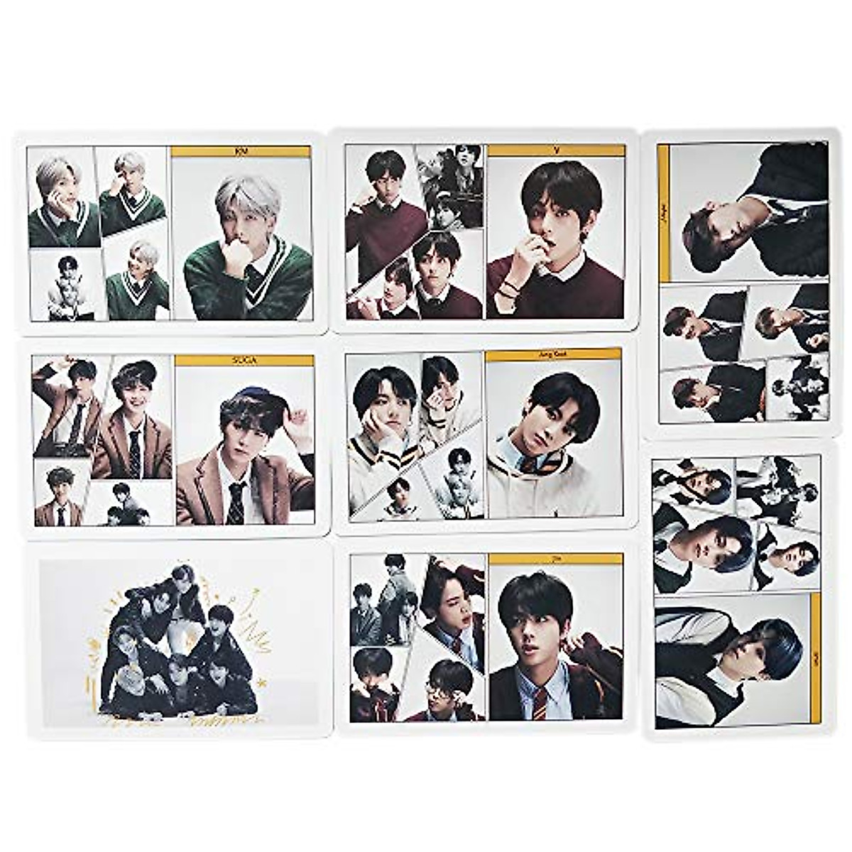 Kpop 54 PCS Lomo Cards Bangtan Boy New Album Map of The Soul 7 Gift For Army Girls (Map 7 Card)