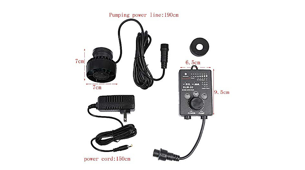 Jebao SLW-20 Wavemaker Pump - Compact & Efficient