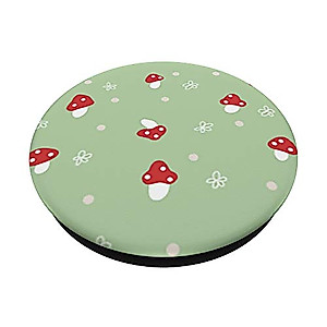 Cute Little Red Toadstool Mushrooms Graphic PopSockets Grip and Stand for Phones and Tablets